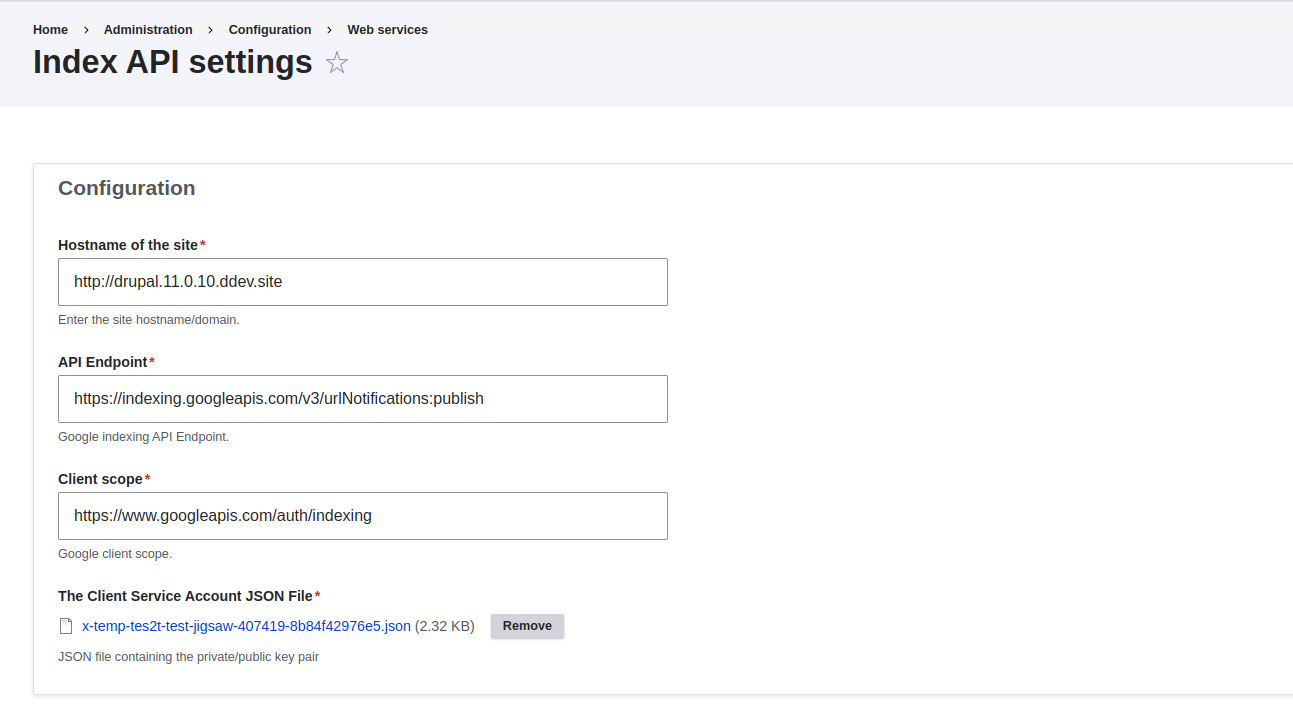 Indexing API | Drupal.org
