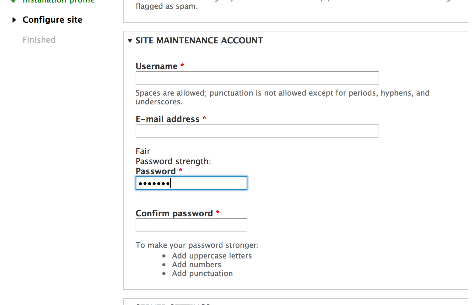 Add option to disable password strength checking [#432962] | Drupal.org