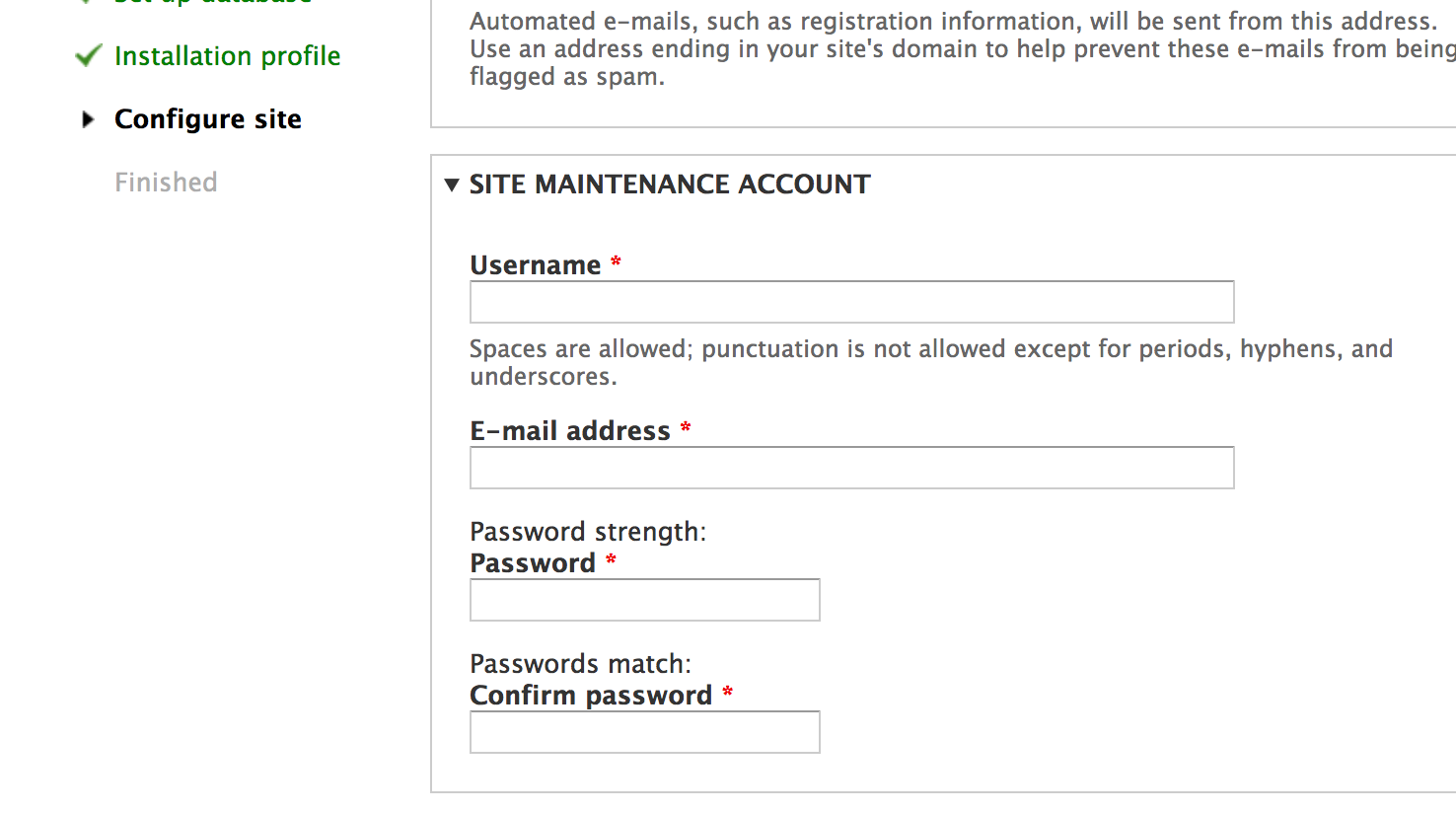 Add option to disable password strength checking [#432962] | Drupal.org