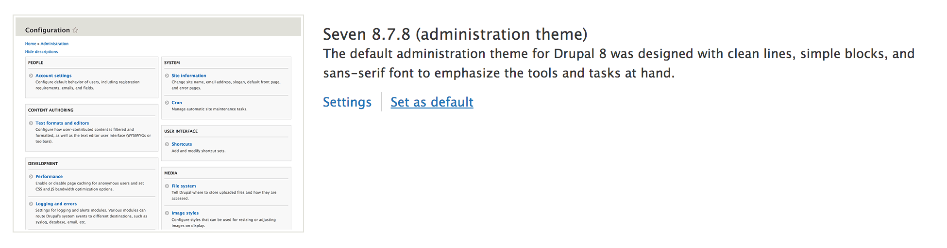 Claro theme (old) | Core themes | Drupal Wiki guide on Drupal.org