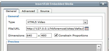 There is a problem when using tinymce to insert html5 video [#2287841] | Drupal.org