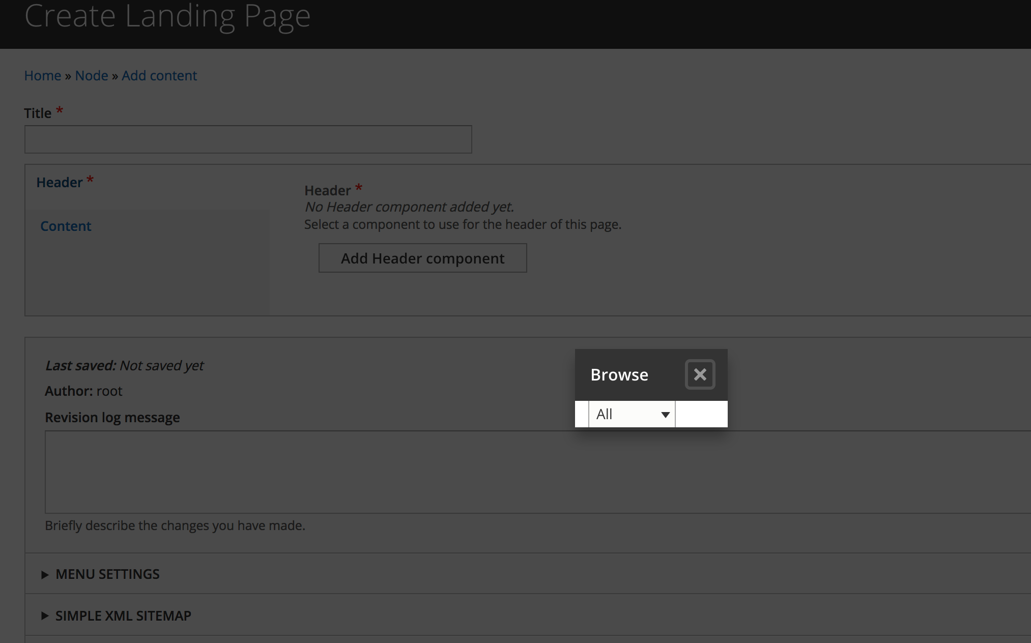 Updating to 1.0-alpha from 1.x-dev appears to break browser modal [#2954661] | Drupal.org