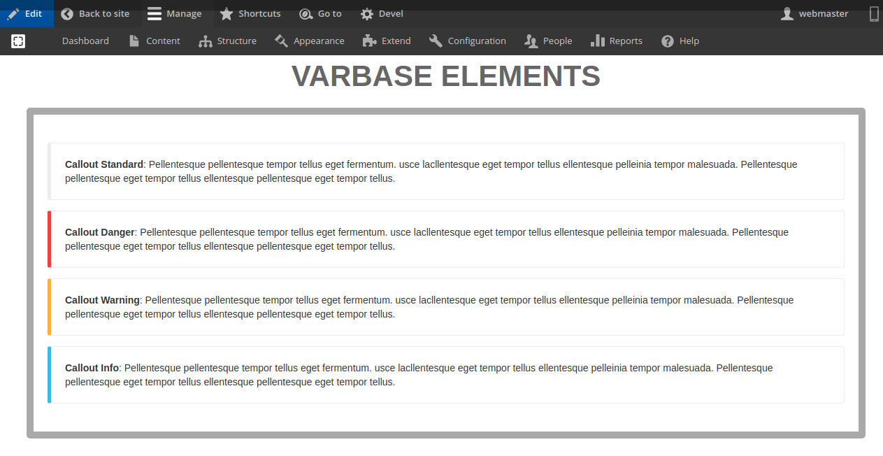 varbase_styleguide 8.x-5.0 | Drupal.org