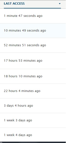 Sorting a user list by last access time doesn't work correctly [#2959177] | Drupal.org