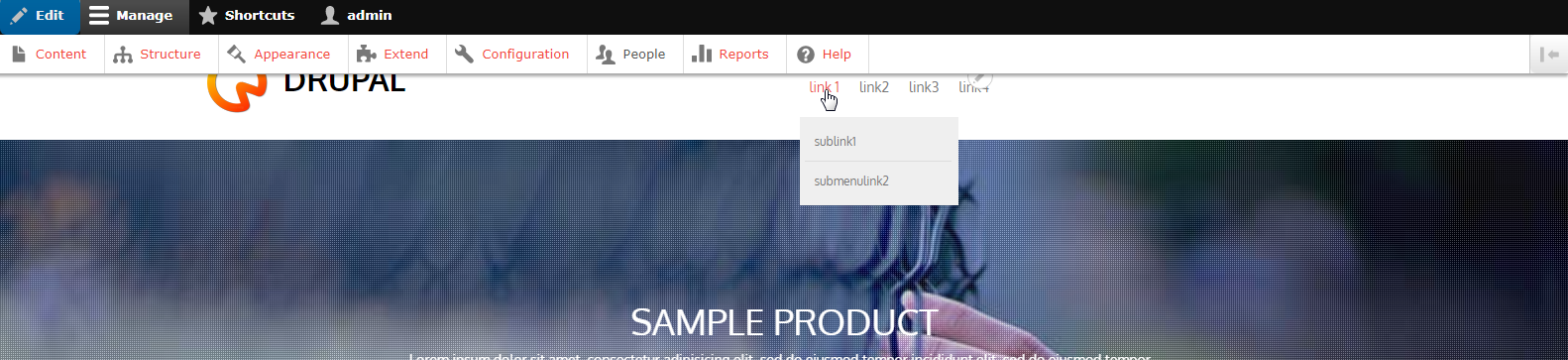 Main navigation menu not working [#2958803] | Drupal.org