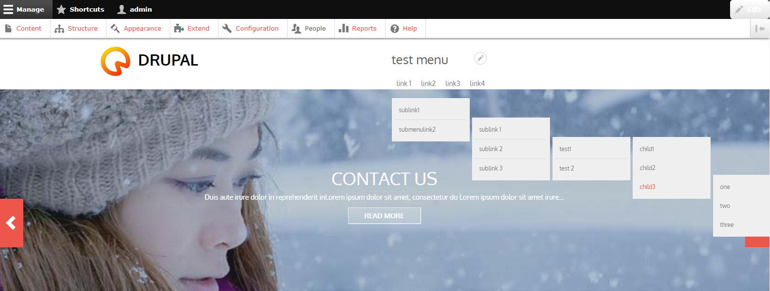 Main navigation menu not working [#2958803] | Drupal.org