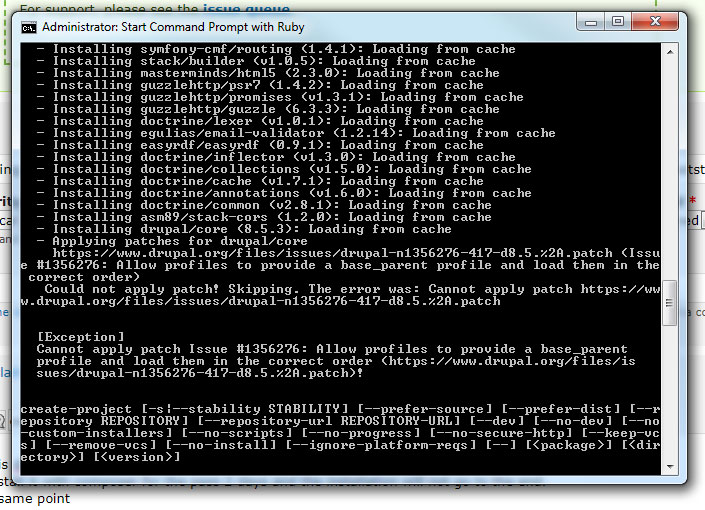 Varbase is not installing [#2977612] | Drupal.org