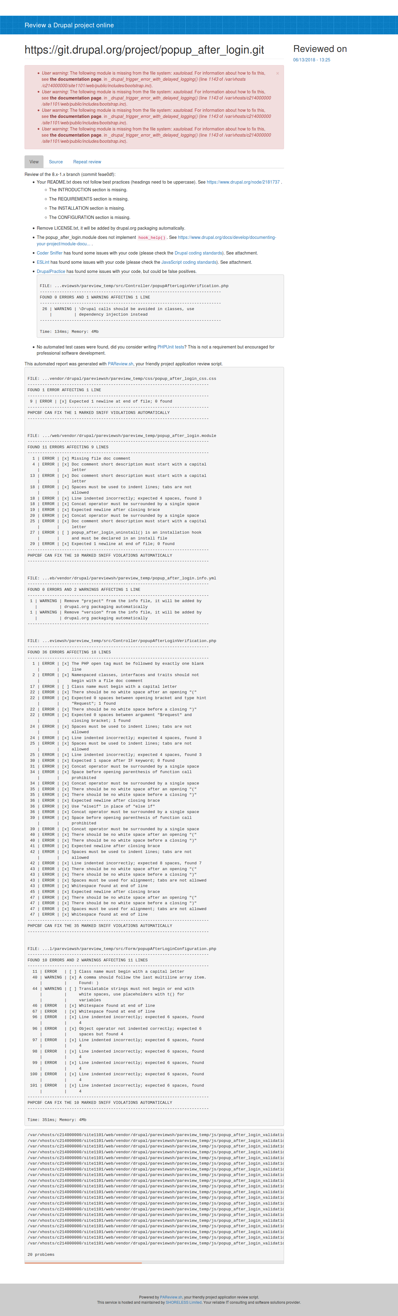 Coding Standard Issues Please Fix 2979266