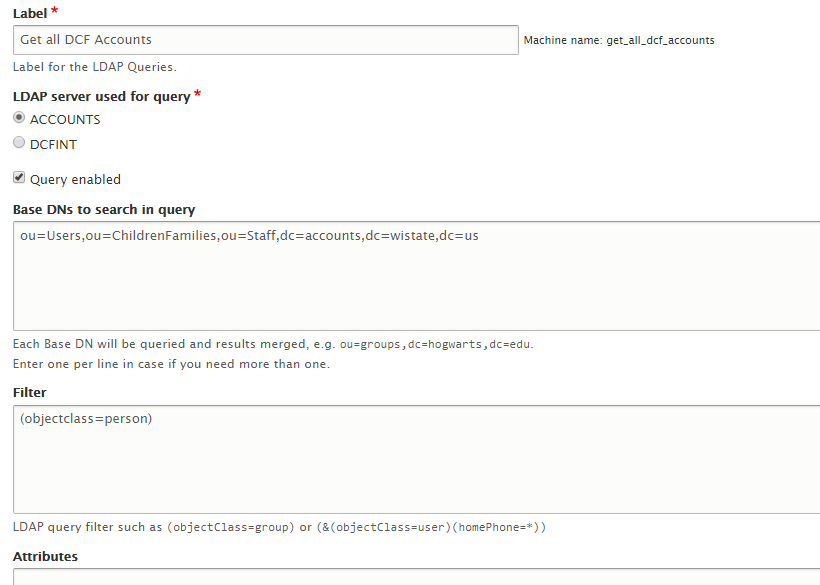 Automatically Create Drupal Account For All Ldap Users Based On Query 2869
