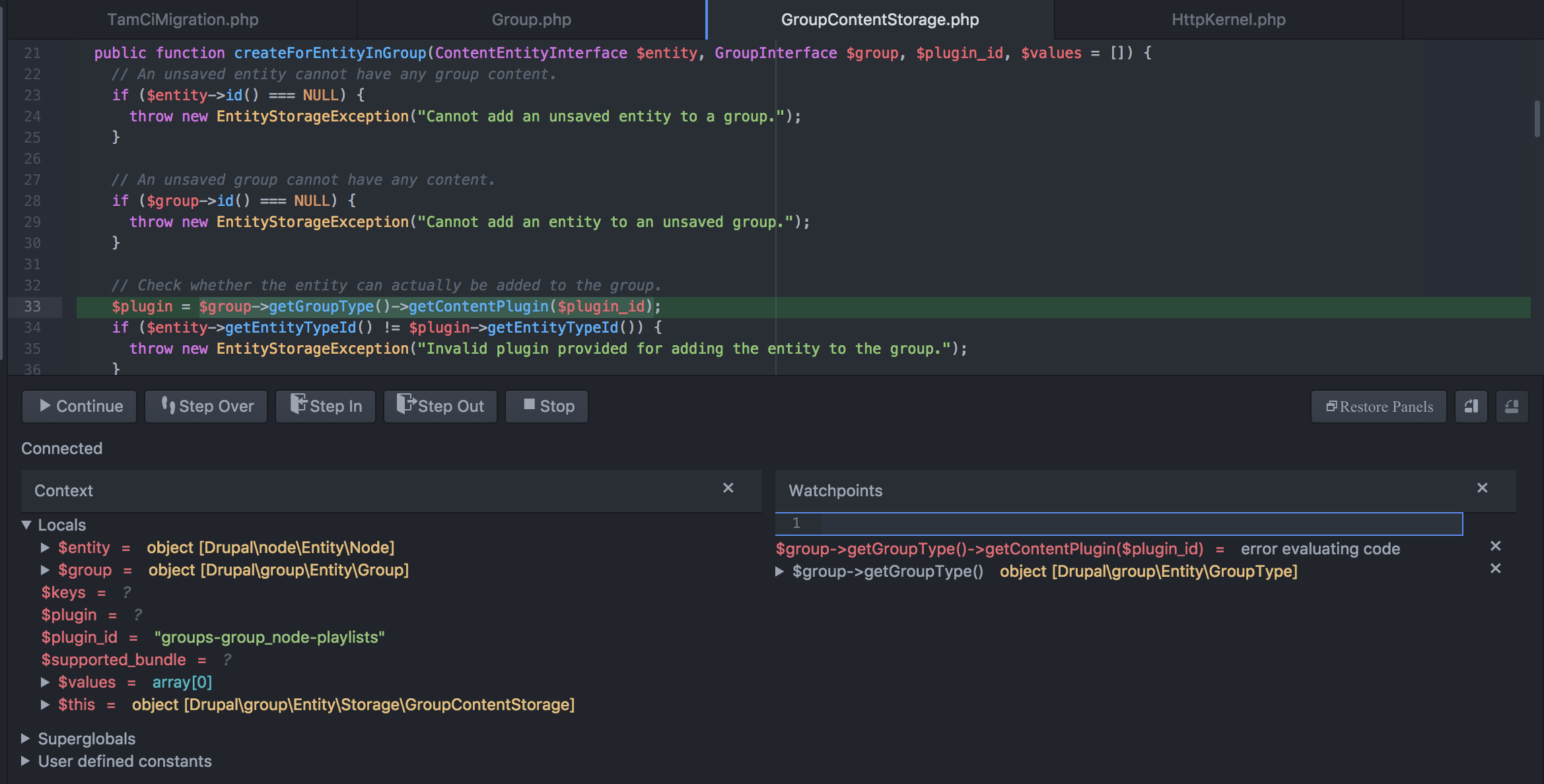 Programmatically add newly created node to a group? [#2772623] | Drupal.org