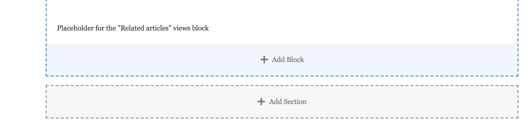 Provide placeholders for empty blocks (for example, an empty Views listing) [#2992410] | Drupal.org