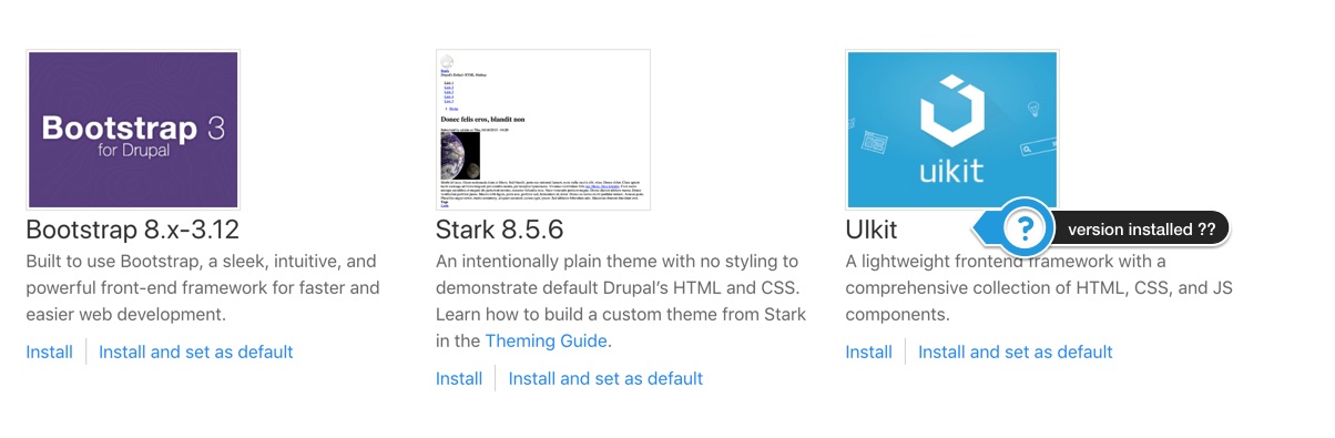 Add UIKit theme version to title [#3004336] | Drupal.org