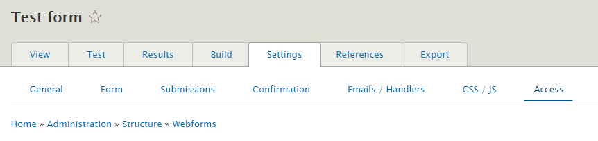 Roles With Update Any Submissions Access In A Webform Gives Access To Webform Configuration