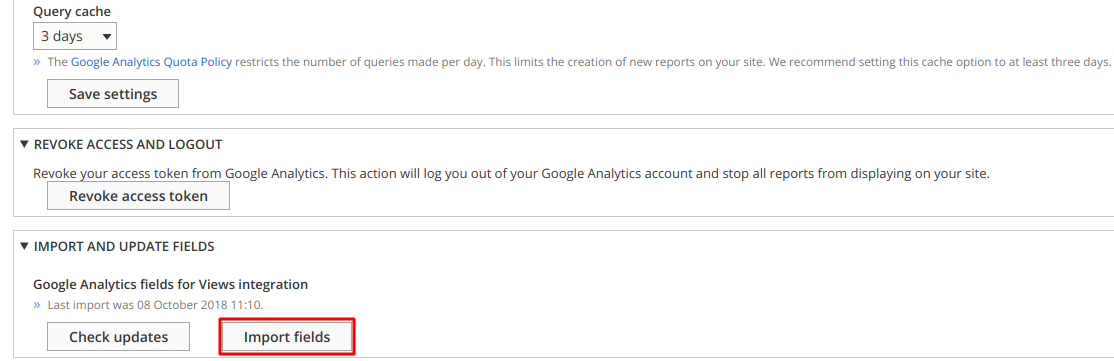 Varbase Google Analytics Summary (Google Analytics) View has Broken/missing handler [#3004461 ...