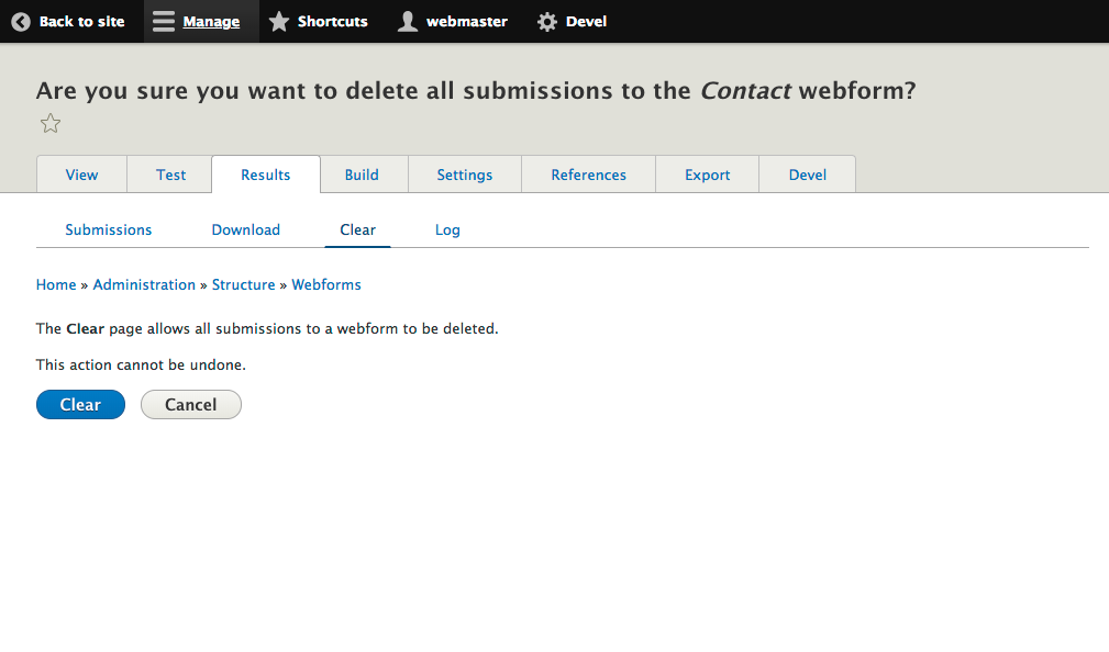[meta] Refactor and improve Webform delete/confirm form UX [#3008614] | Drupal.org