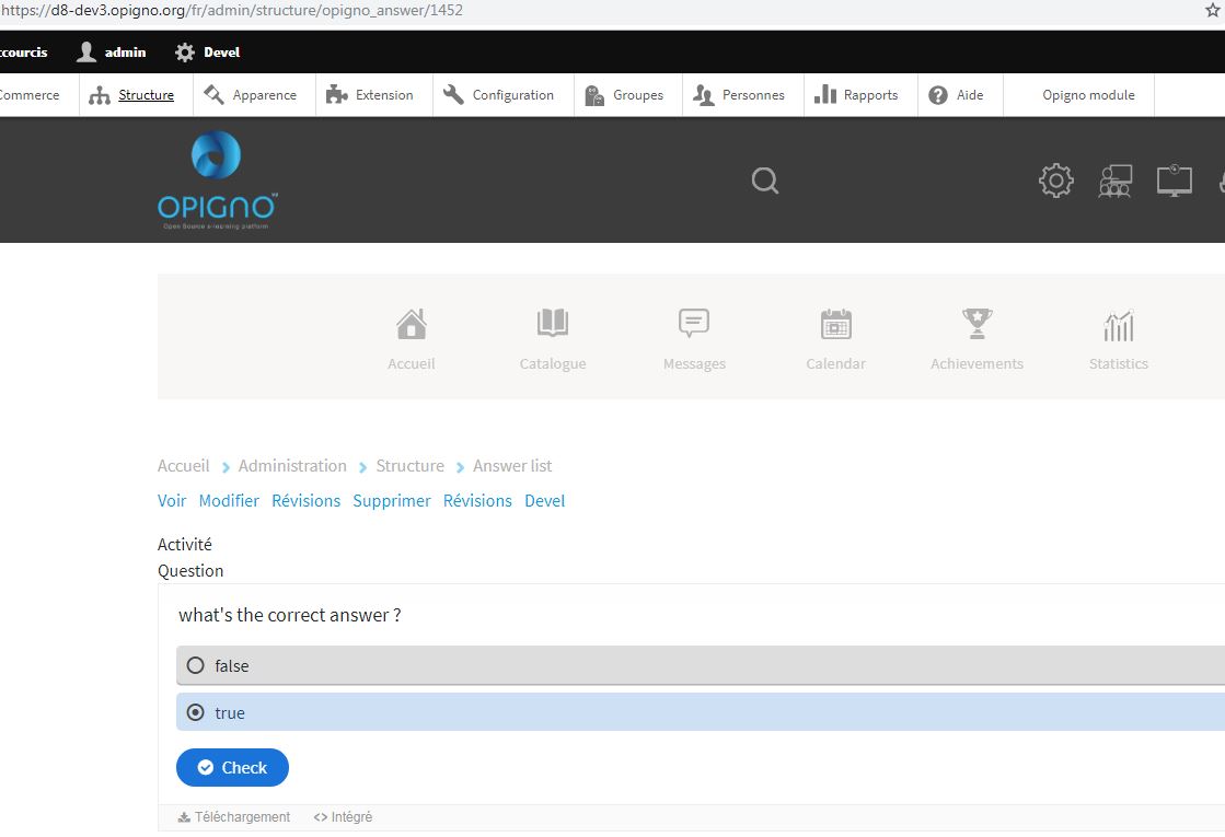 Answers to H5P questions cannot be reviewed [#3013048] | Drupal.org