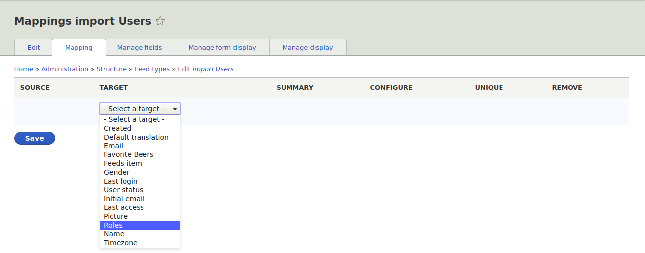 Add a role mapping target [#2933361] | Drupal.org