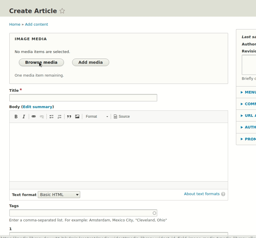 Improve refocus on submit buttons of Media Library Widget modals [#3016807] | Drupal.org