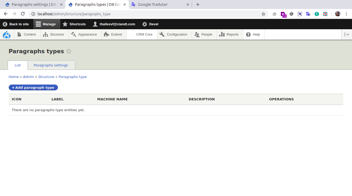 Nest the pages of the module in tabs [#3018275] | Drupal.org