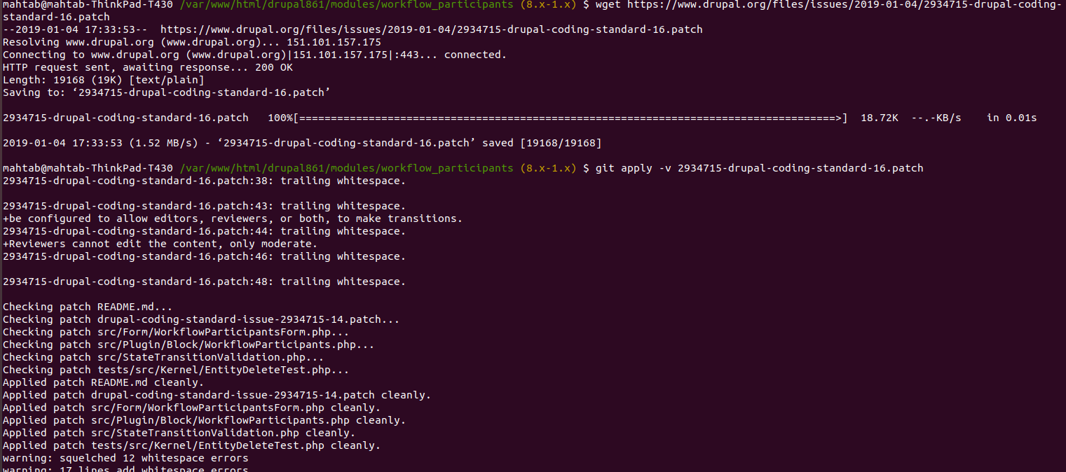 Drupal coding standard issue [#2934715] | Drupal.org