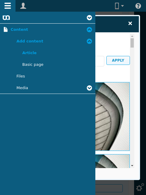 Entity browser z-index problem (drupal 8.7) [#3025280] | Drupal.org