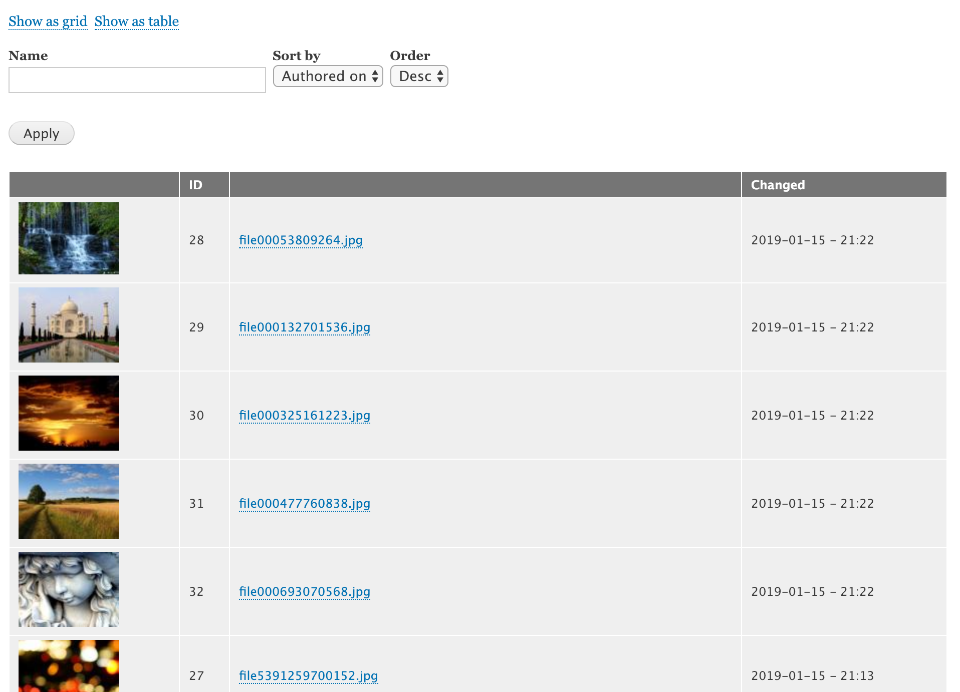 Add views area plugin to display a link to another view display within the same view [#3025657 ...