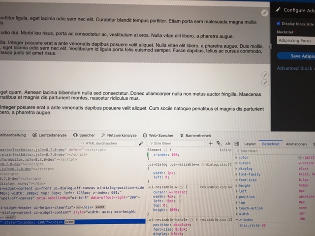 Off Canvas Resize Handlers Are Broken By Dialogcss In Classy Theme And System Tray Module 