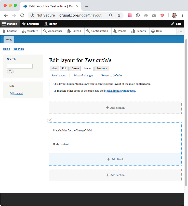 Move the Layout Builder UI into an entity form for better integration ...