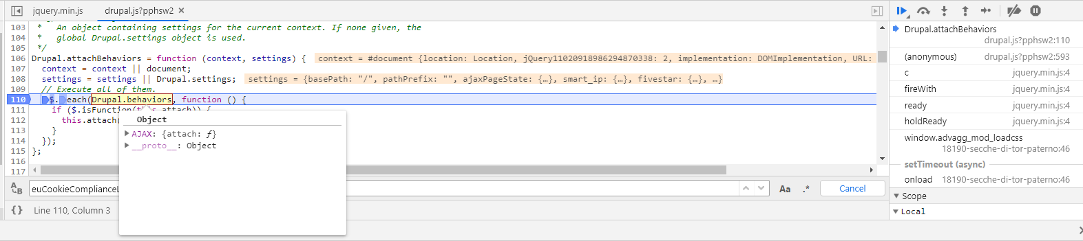 Behaviors not always existing when Drupal.js fires them [#3046173] | Drupal.org
