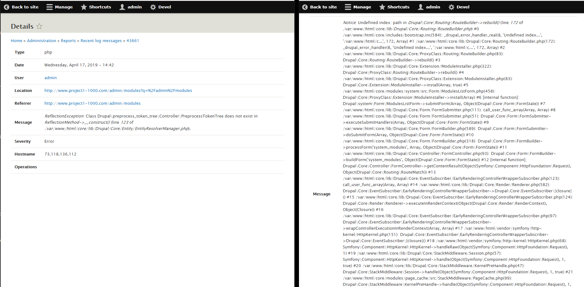 Memory timeout with entity tokens and token module [#1203018] | Drupal.org