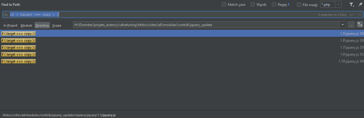 Patch Local Versions Of Jquery Minor Vulnerability Fix 3049071