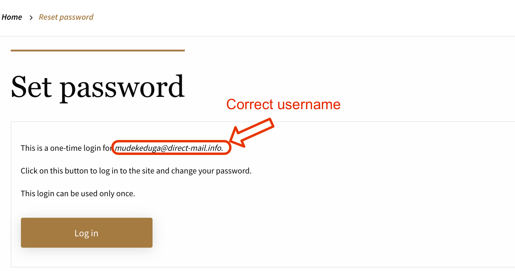 Password reset rewrite username from hook_email_registration_name [#3049665] | Drupal.org