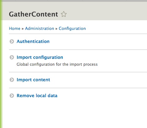 'Mappings' option not visible from Configuration screen [#3050212] | Drupal.org