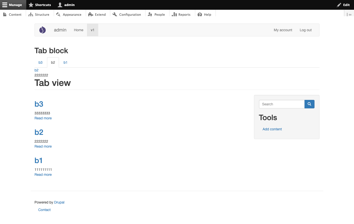 Bootstrap tab not displayed on the page [#3053239] | Drupal.org