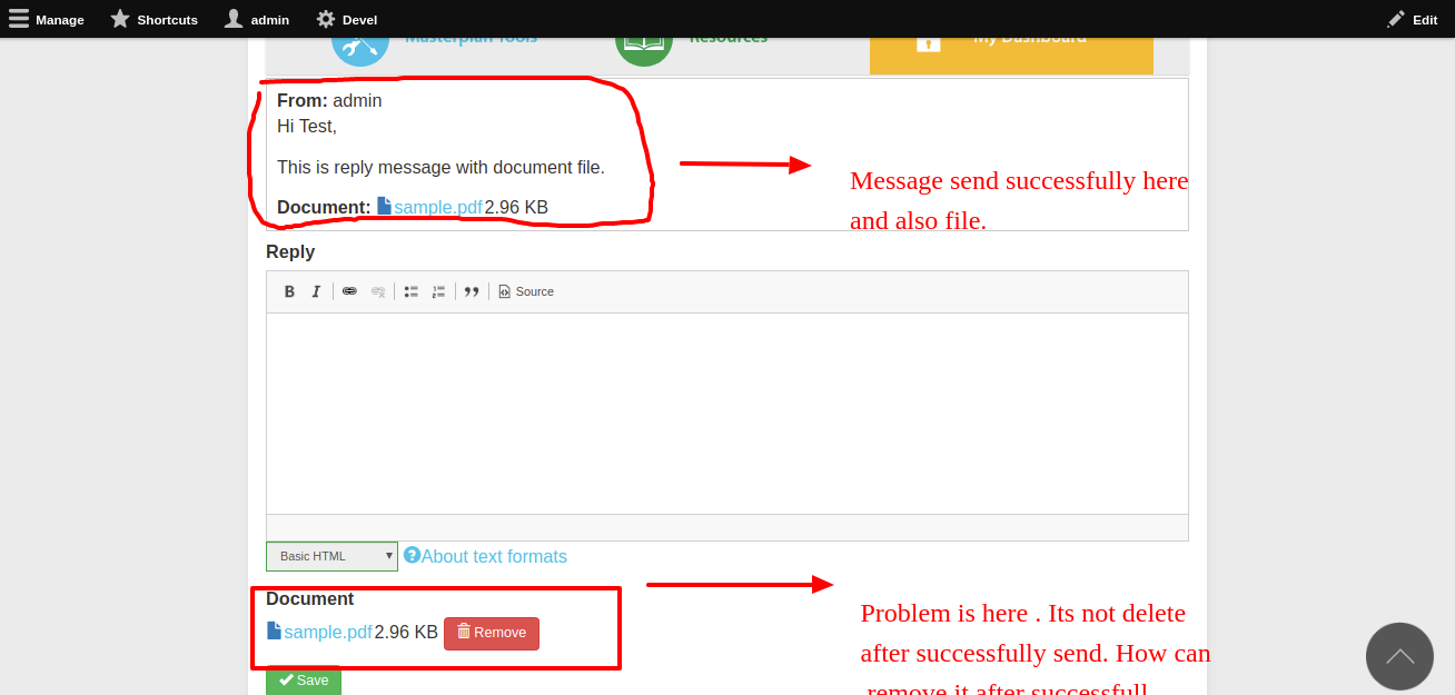 File not deleted after successfully send message [#3054883] | Drupal.org