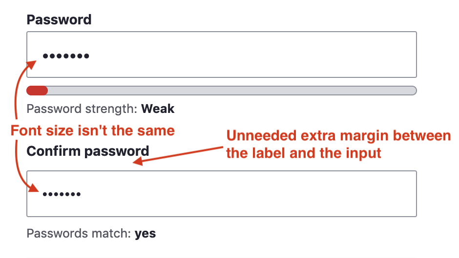Password Field Style Update [#3024395] | Drupal.org