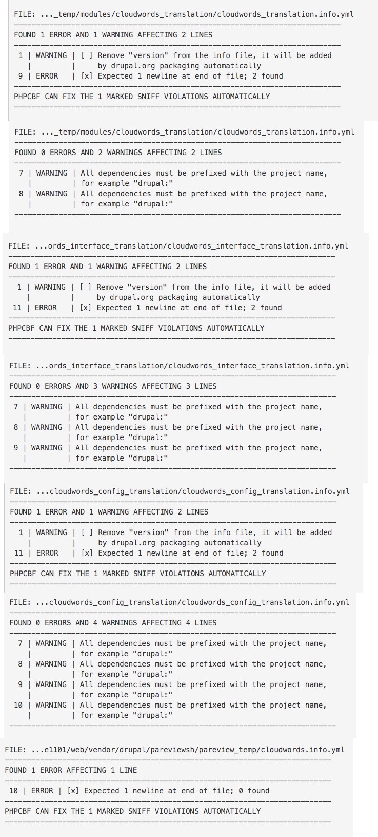Capitalize the name of the module and dependency namespacing in .info ...