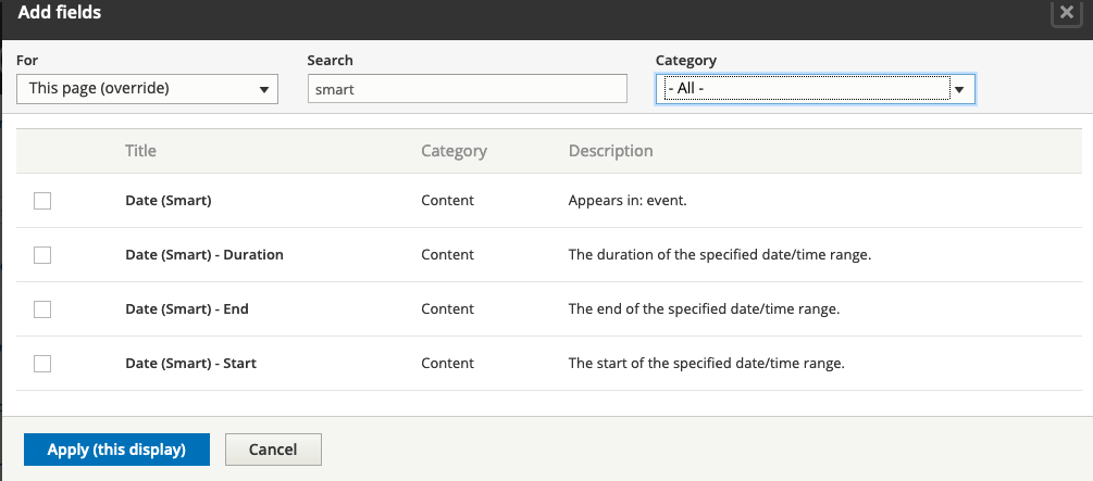 provide support for Smart Date [#3061341] | Drupal.org