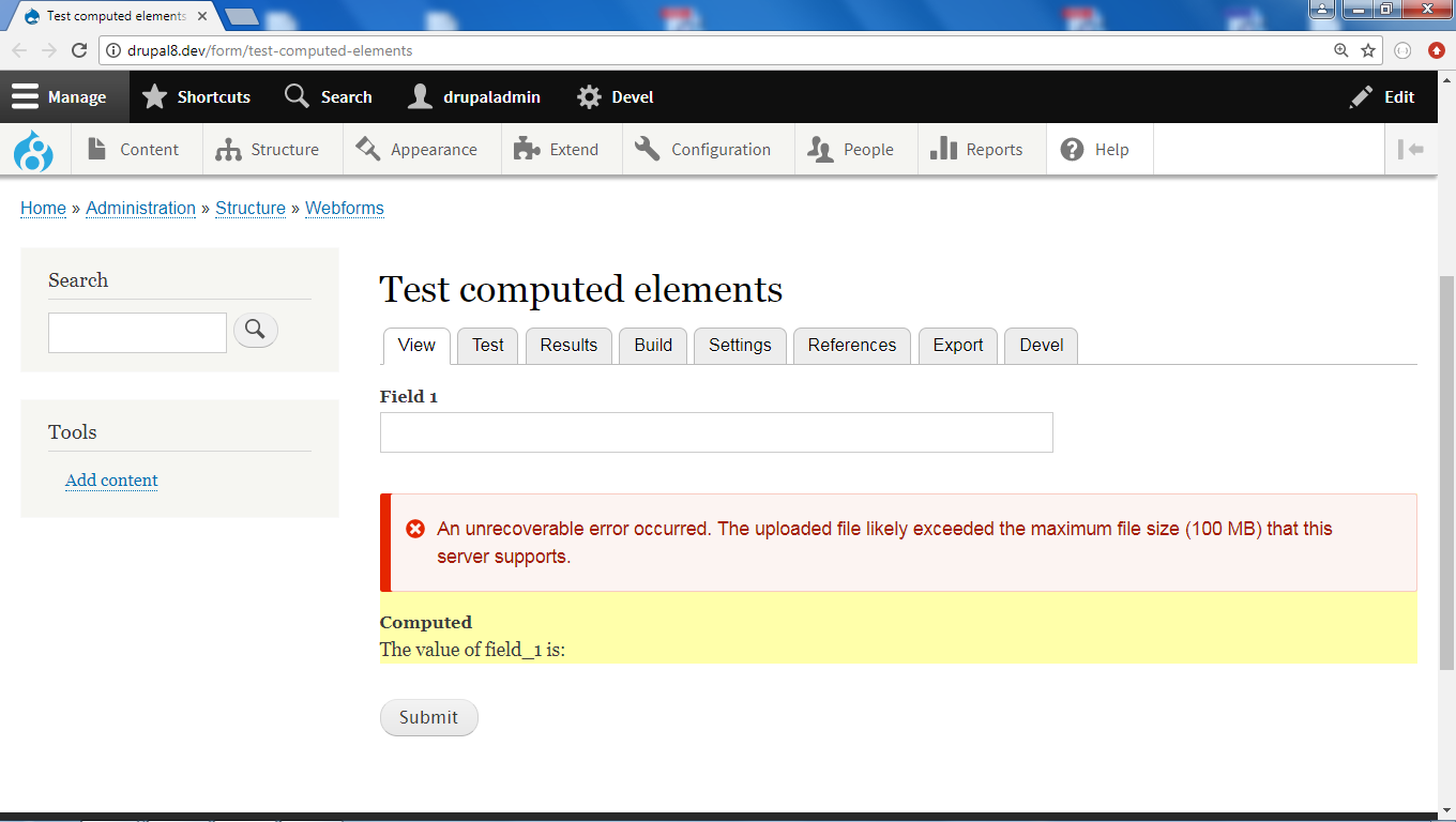 Computed elements aren't working if the form method is GET [#3077959] | Drupal.org