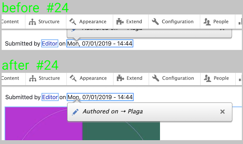 Replace jQuery UI position() with PopperJS [#3074267] | Drupal.org