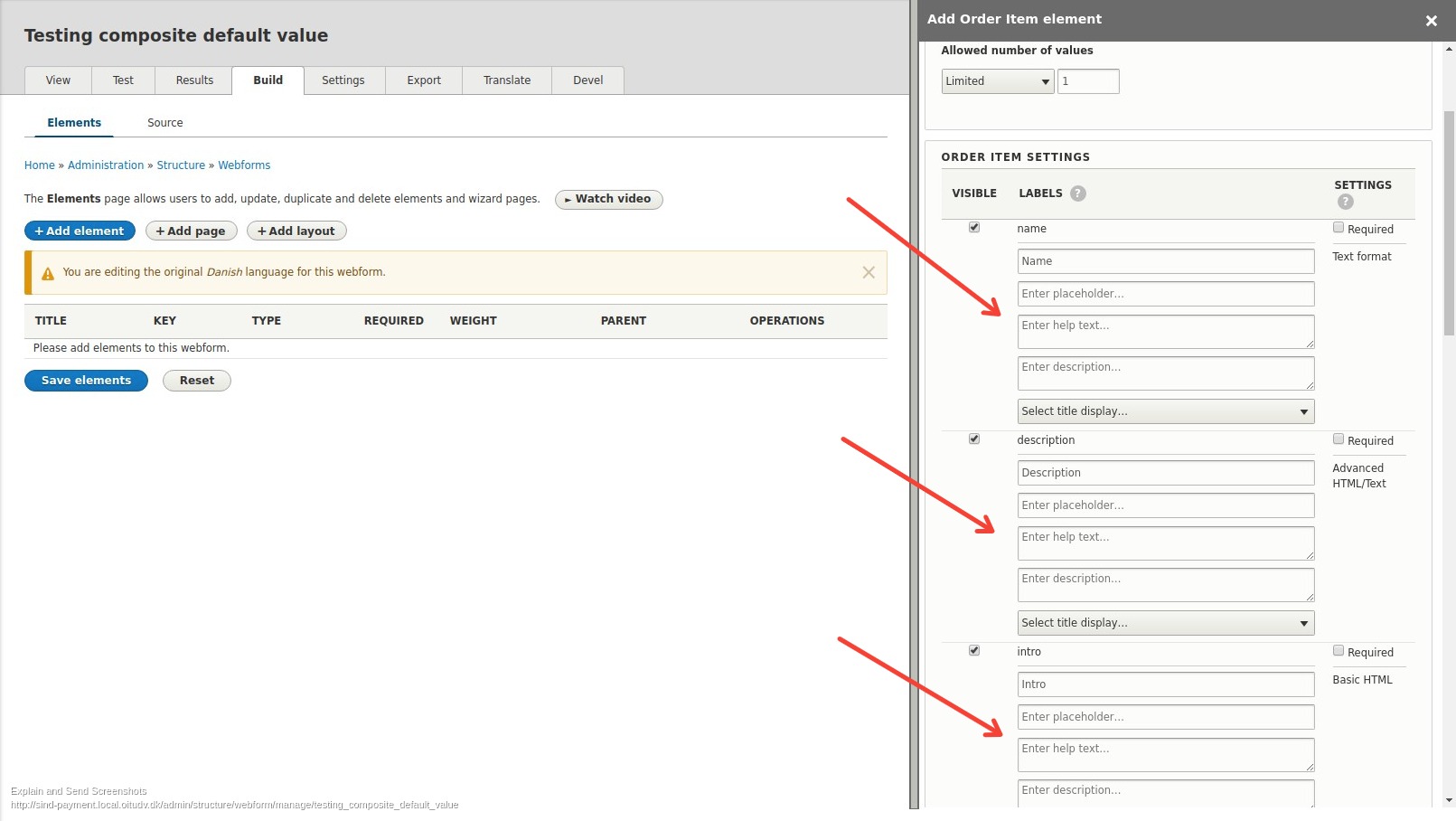 Default values for composite elements in Elements table [#3081682] | Drupal.org