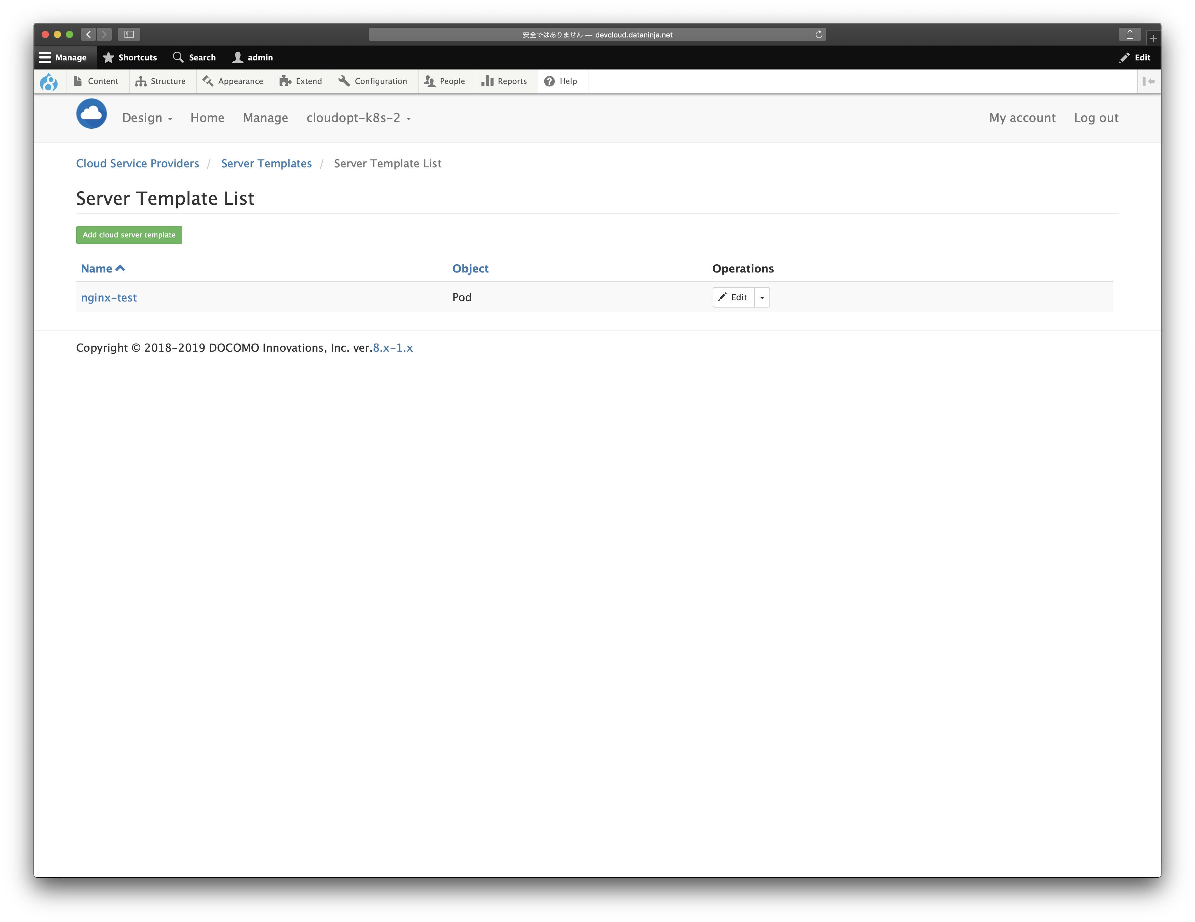 Add server template support for K8s Pod [#3084797] | Drupal.org