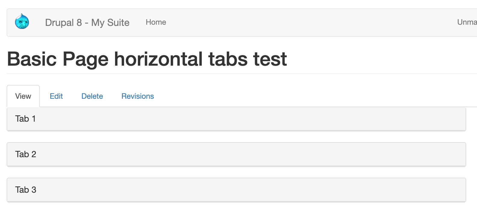 Horizontal tabs converted to vertical tabs [#3086359] | Drupal.org
