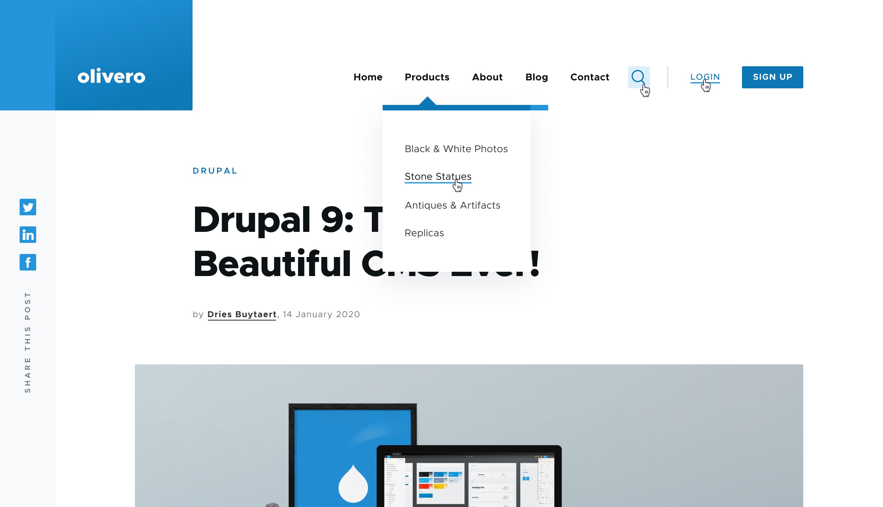 Designs for new front-end theme for Drupal 9 [#3088378] | Drupal.org