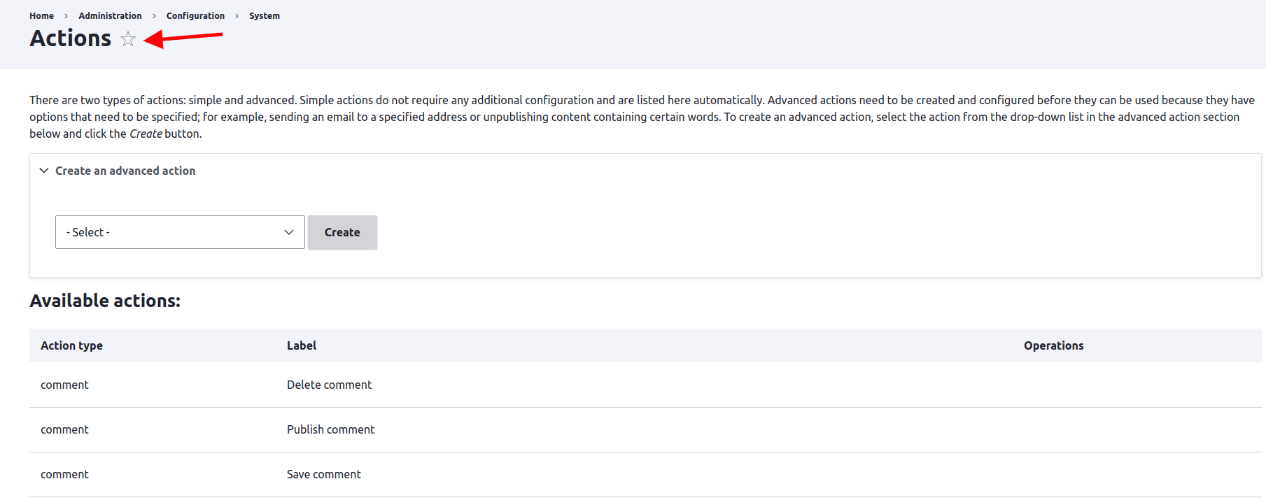 Rename Action Module To Actions Ui In The Ui And In Comments 2811663