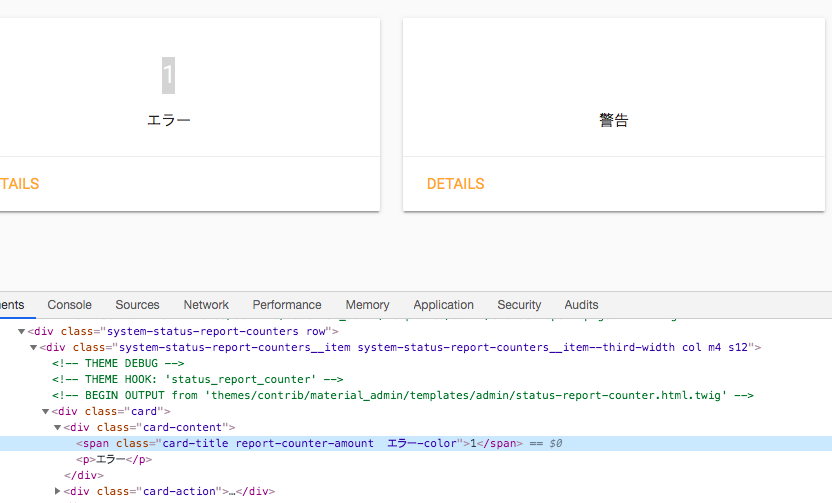 Status Report counter's localized css class mismatch on multilingual ...