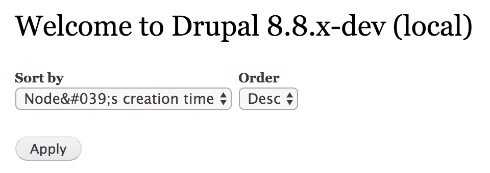 Exposed sort label is double-escaping special characters (apostrophe) [#2956722] | Drupal.org