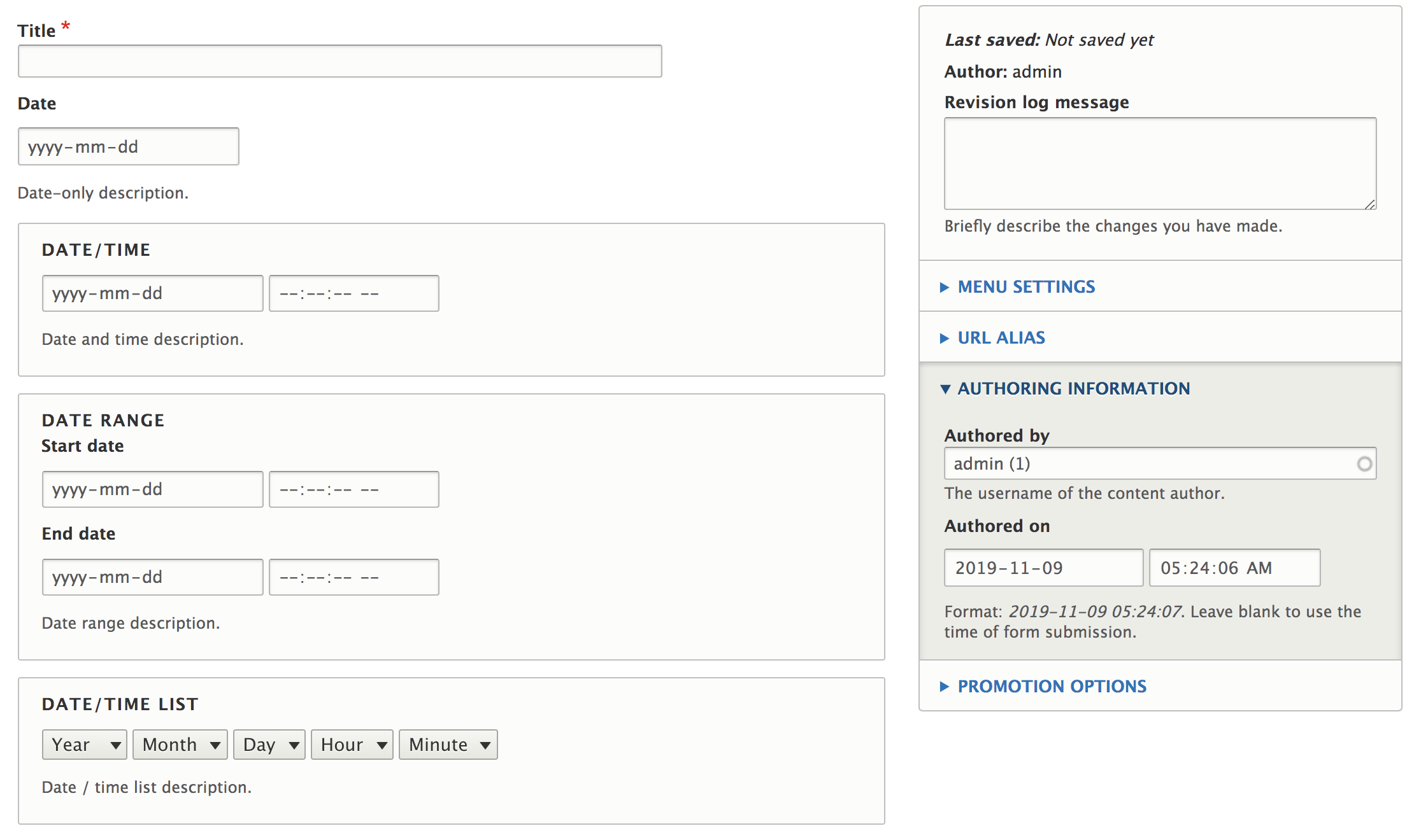 Datetime and Datelist elements should render as fieldsets [#3078334] | Drupal.org