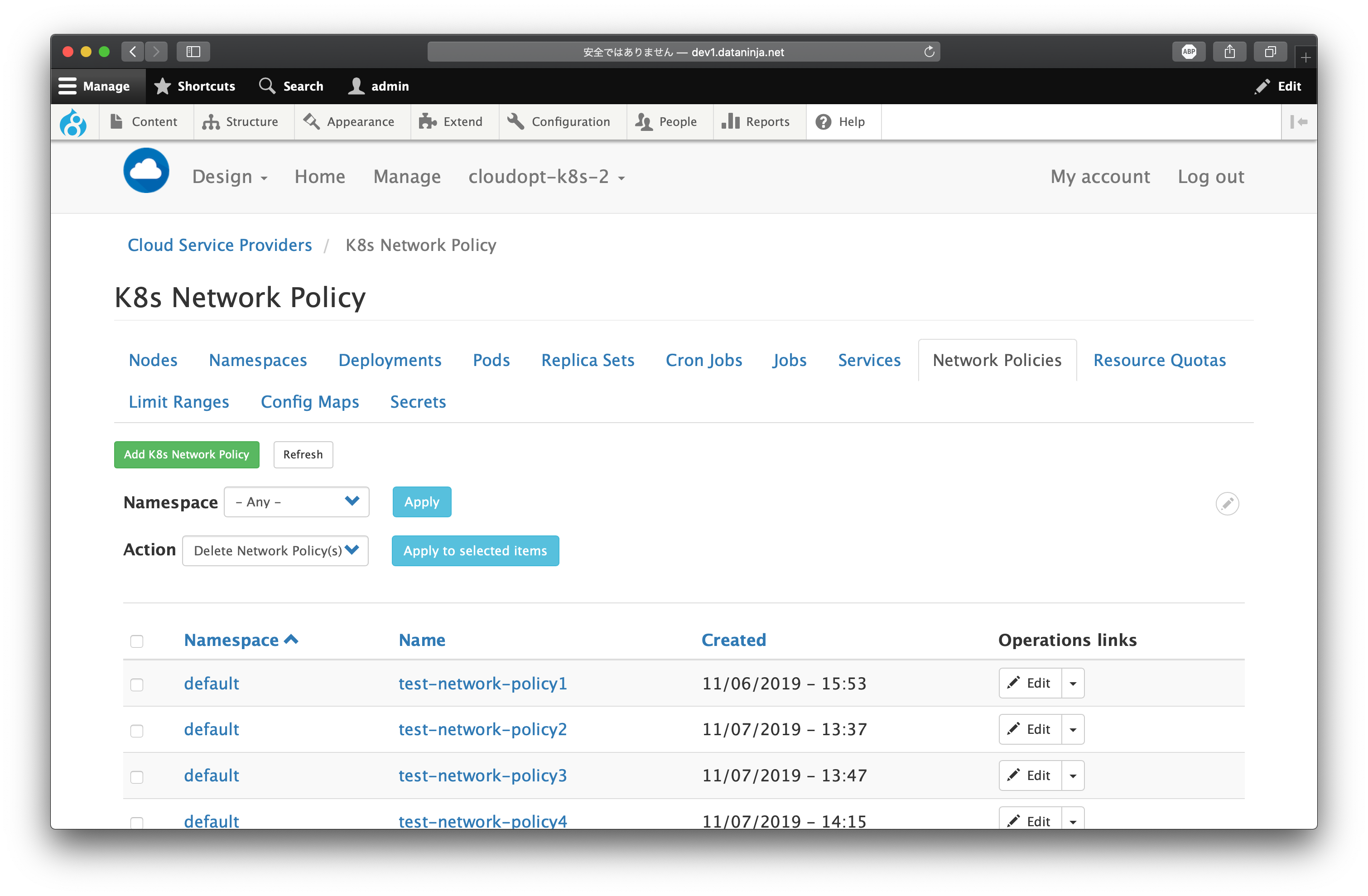 Manage K8s Network Policies [#3093314] | Drupal.org