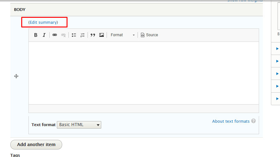 Show 'Edit summary' links on multi-value long text field with summary [#2817081] | Drupal.org